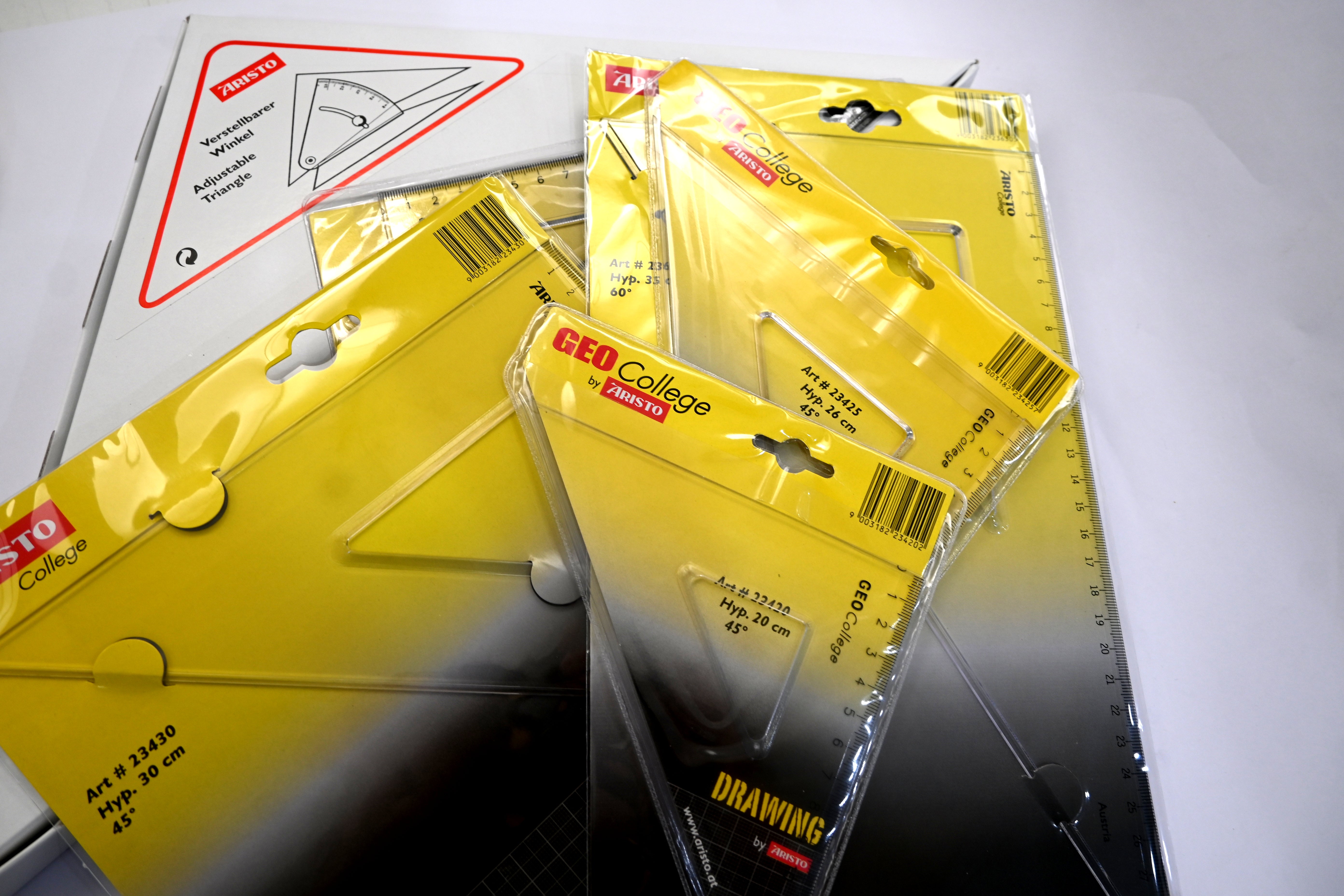 45' & 60' 30' Set Squares – Drawing & Drafting Australia