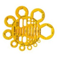 Aristo Radius & Nut Template – Drawing & Drafting Australia